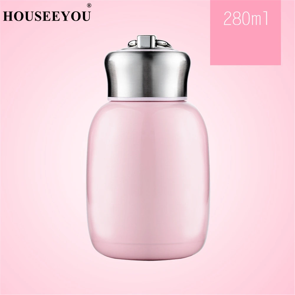 HOT 200ML/280ML Mini Cute Coffee Vacuum Flasks Thermos Stainless Steel ...