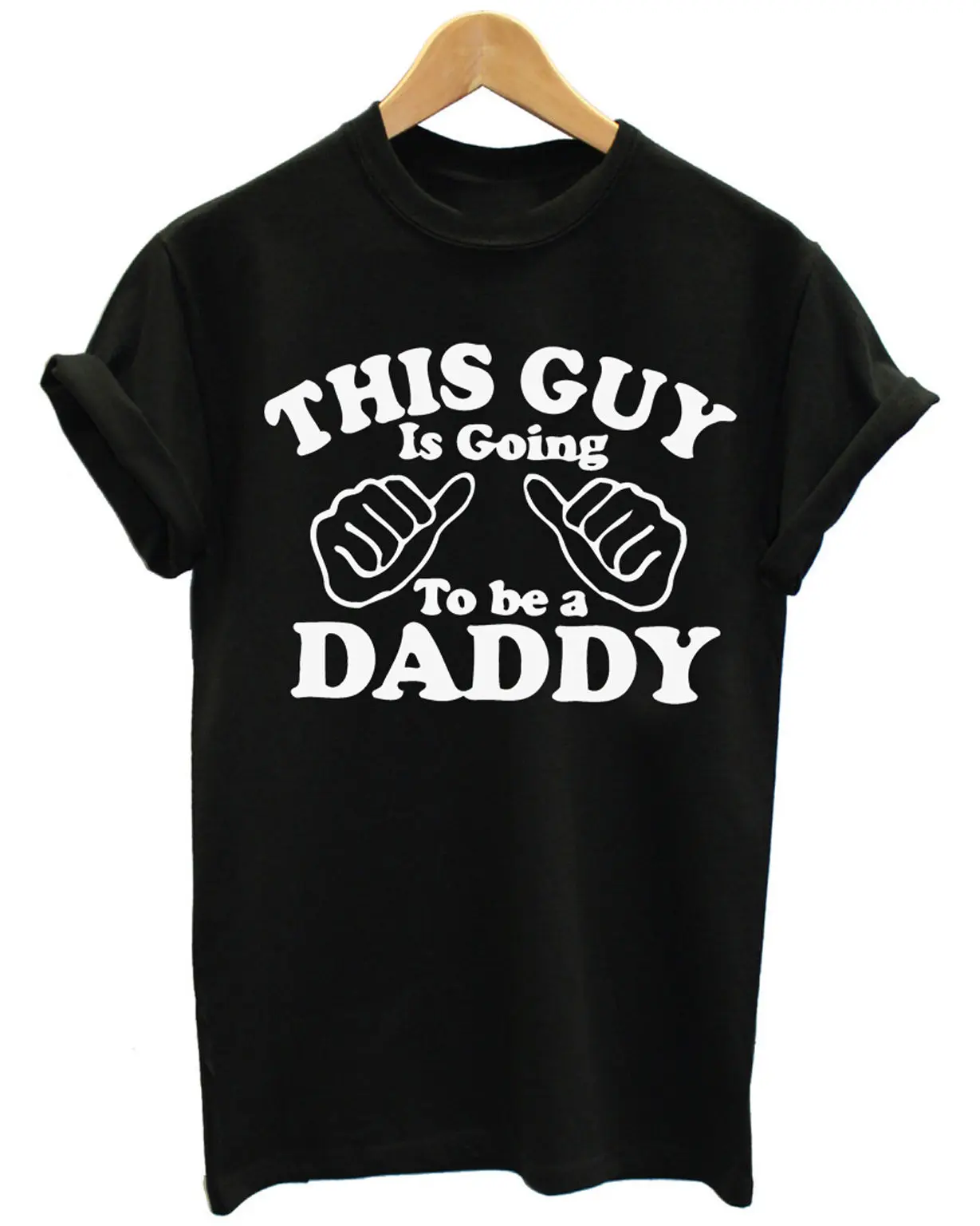 THIS GUY IS GOING TO BE A DADDY DAD TO BE GIFT IDEA FATHER T SHIRT|T ...