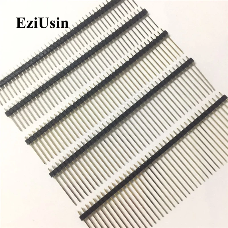2.54mm Single Row Male Connector PCB Board Pin Header Long 8.5/9.5/13 ...