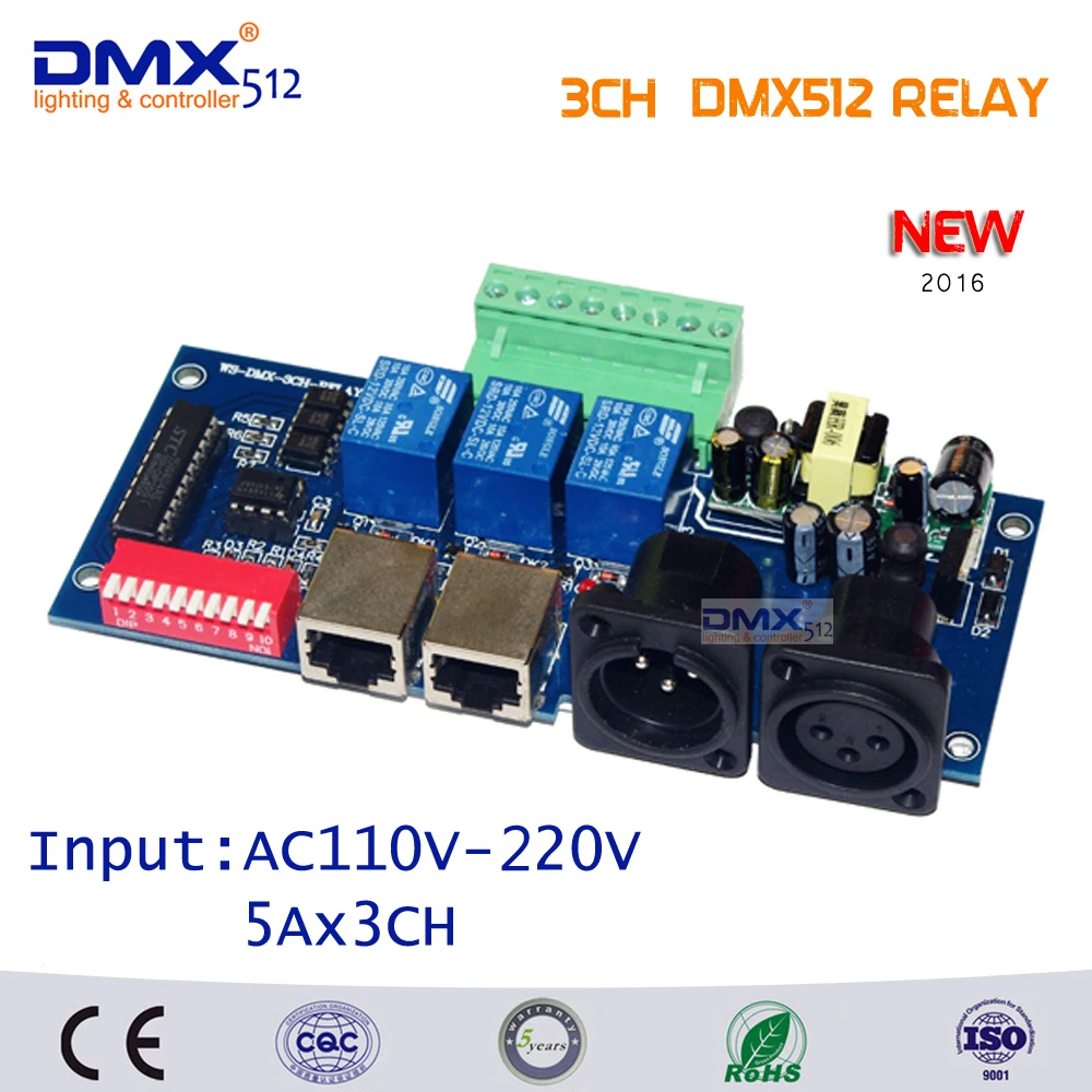 Free-Shipping-3CH-dmx512-relay-board-DMX-512-relay-switch-Input-AC110 ...