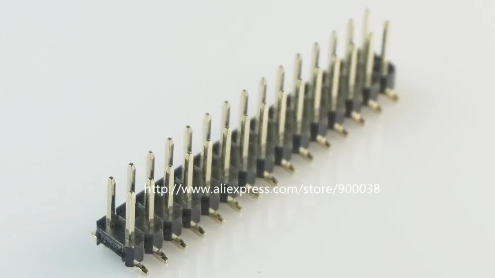 10pcs 2x15 P 30 Pin 2.54 Mm Smt Pin Header Male Dual Row Surface Mount ...