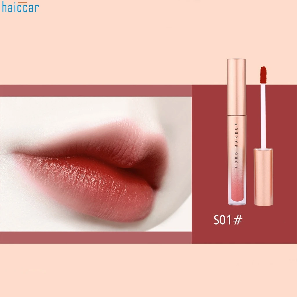 Pintalabios con esmalte de labios, bonito lápiz labial con boquilla de ...