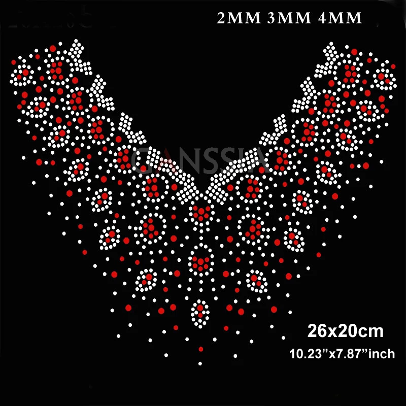 4pcs/lot Fashion hotfix rhinestones,heat transfer design iron on motifs ...