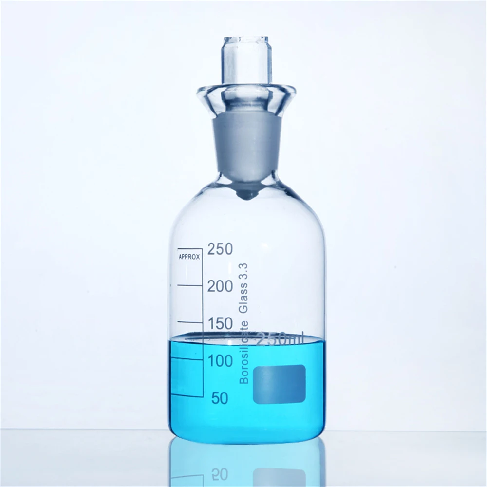 250ml Dissolved oxygen bottle,Laboratory use glass bottles|Flask ...