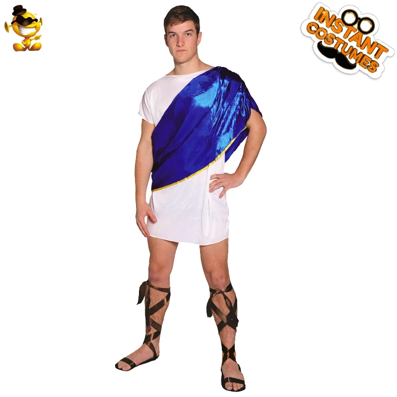 Ancient Men's Toga Costume Masquerade Party Cosplay Traditional Toga ...