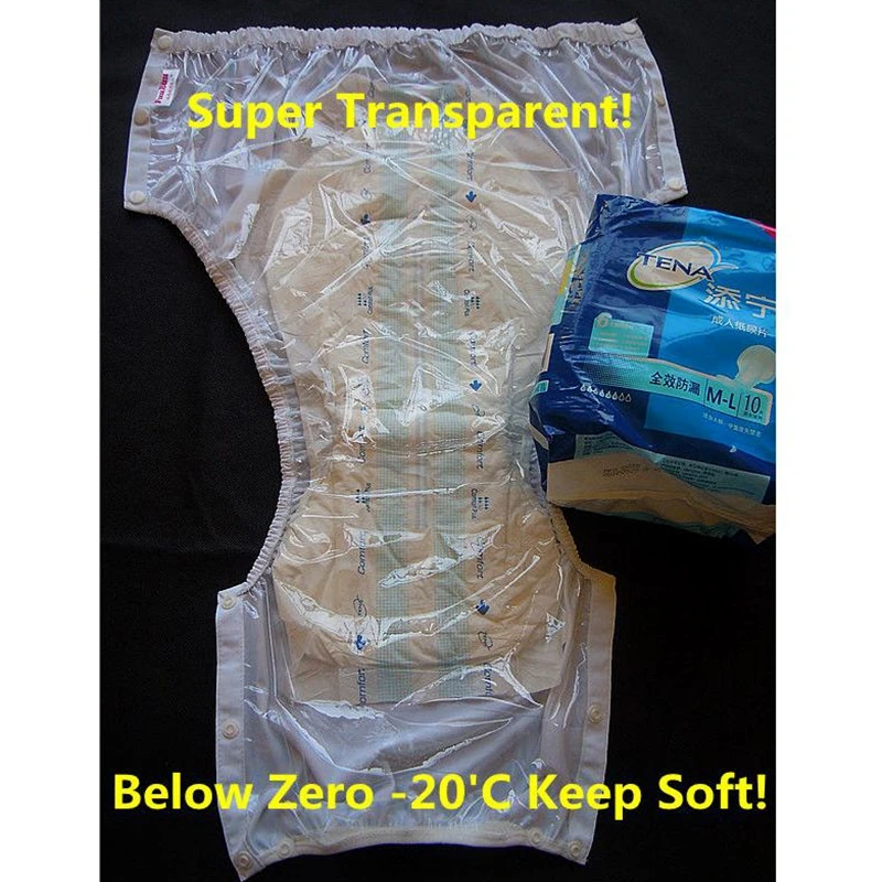Free Shipping Fuubuu2213-transparent-m Adult Diaper/ Incontinence Pants ...