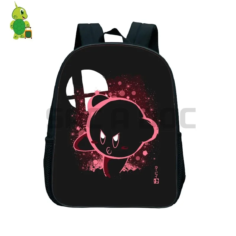 Super Smash Bros Backpack Kirby Ness Fluorescence Kids Boys Girls ...
