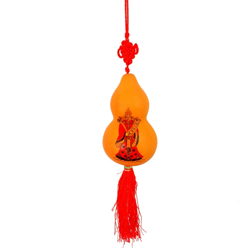 Feng Shui Natural Wu Lou Wu Lu Gourd Charm Amulet W Wealth God bring in ...