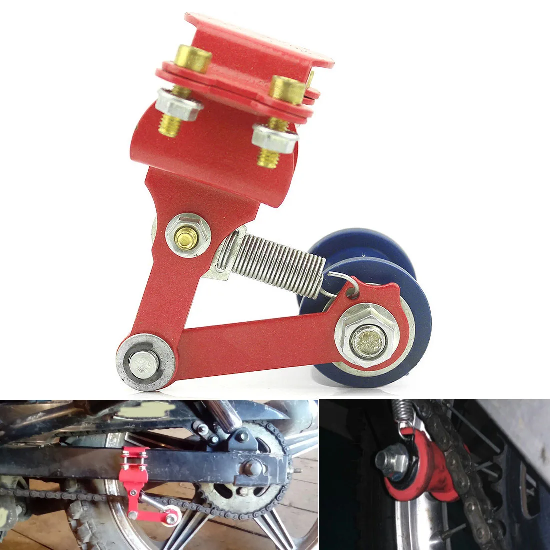 Dongzhen Motorcycle Chain Tensioner Bolt On Roller Chains Adjuster ...
