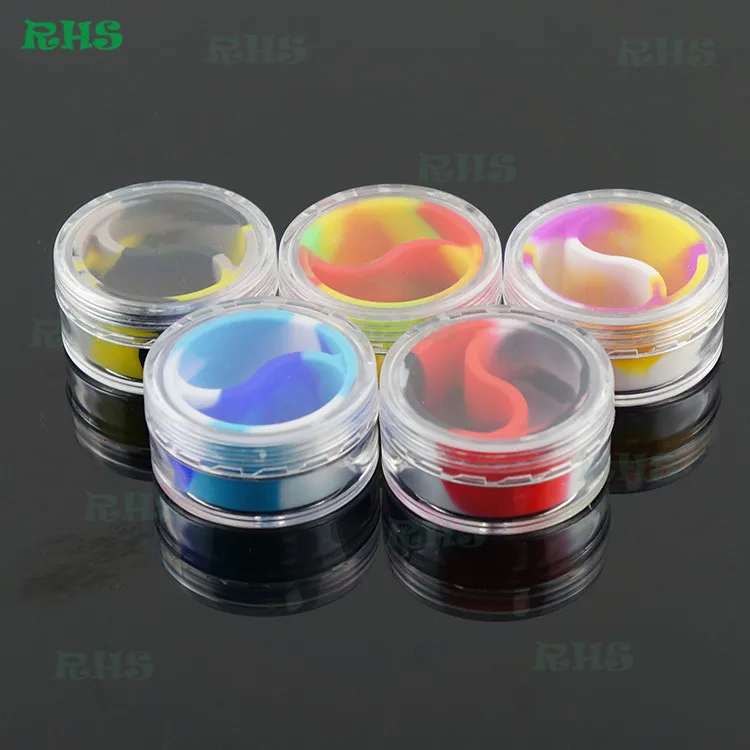 Cheap Price Wholesale Small Wax Dabs Oil Container 5/7/10ml Clear ...