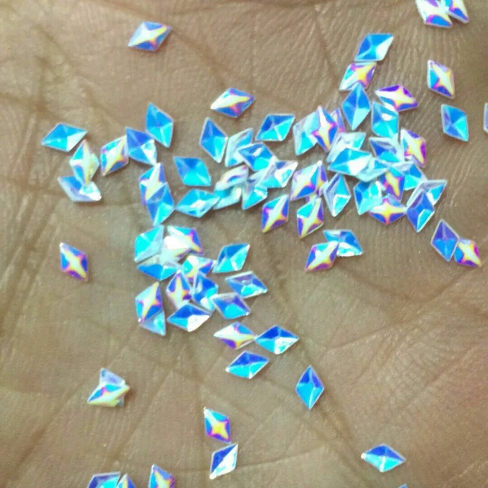 New 3D Diamond Nail Art Sequins, 500 different colors available, 500g ...