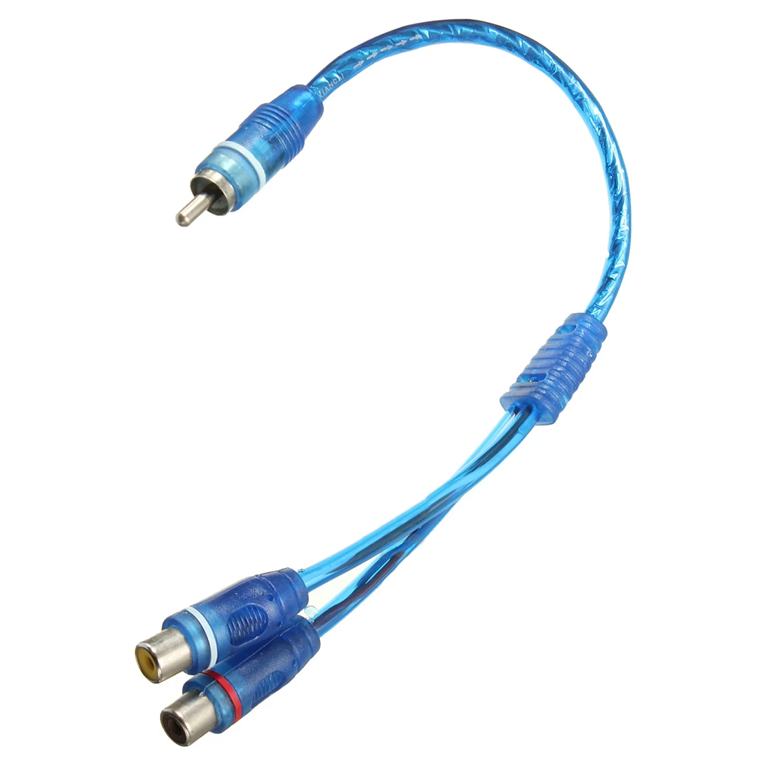 HFES RCA Phono Y Splitter Lead Adapter 1x Male To 2 Female Car Audio ...