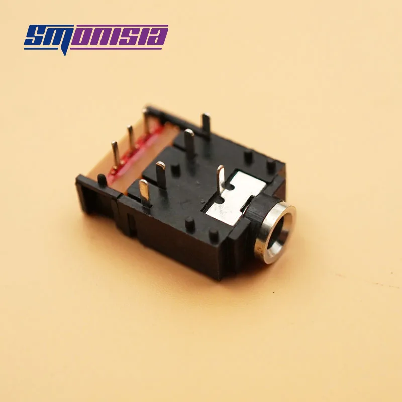 500pcs 3.5 Headphone Microphone Socket Connector Pj-307 / 3f07 8p ...