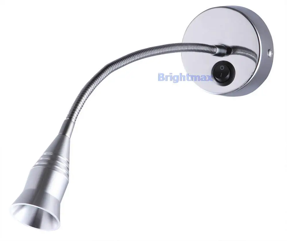 S042A SWITCH CREE 3W Flexible arm light LED wall light LED reading ...