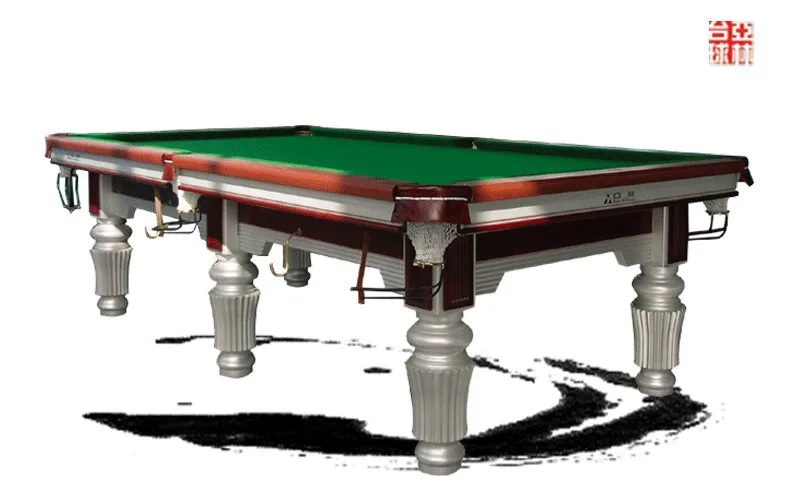 Yalin/BCN Chinese black 8 table, solid wood billiard table, with slate ...