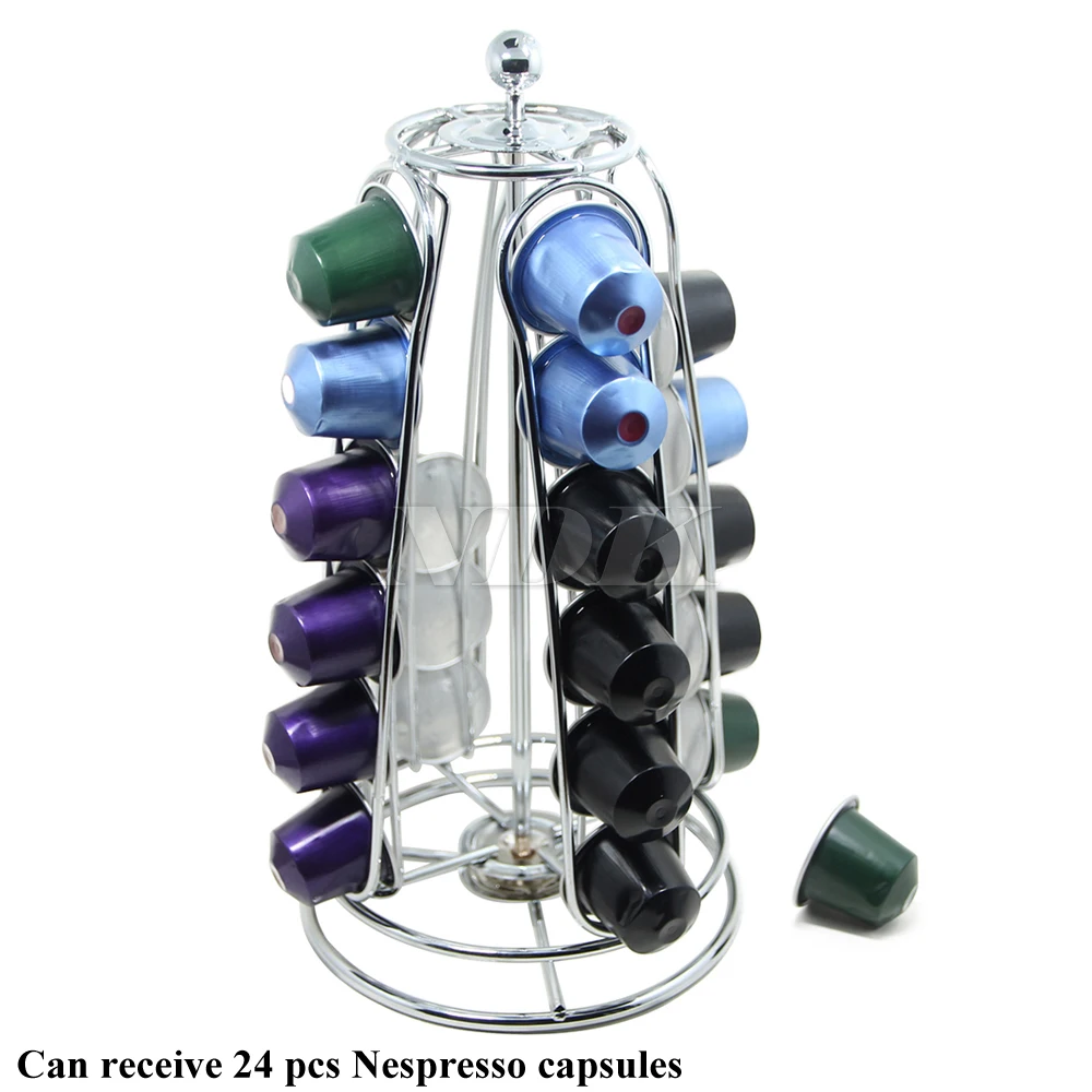 Nespresso capsule holder Capsule coffee Storage Chrome Capsules Coffee ...