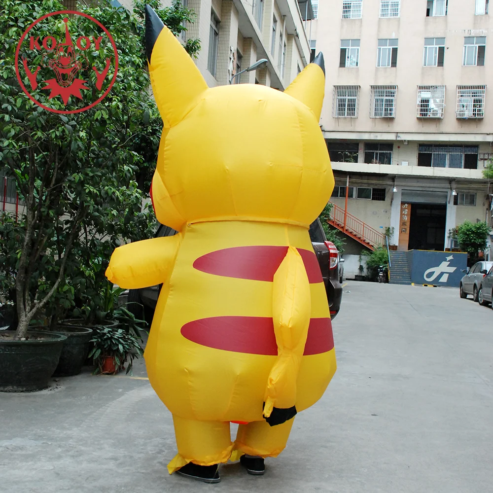 Inflatable Pikachu Cosplay carnaval Adult Pokemon costume Halloween ...