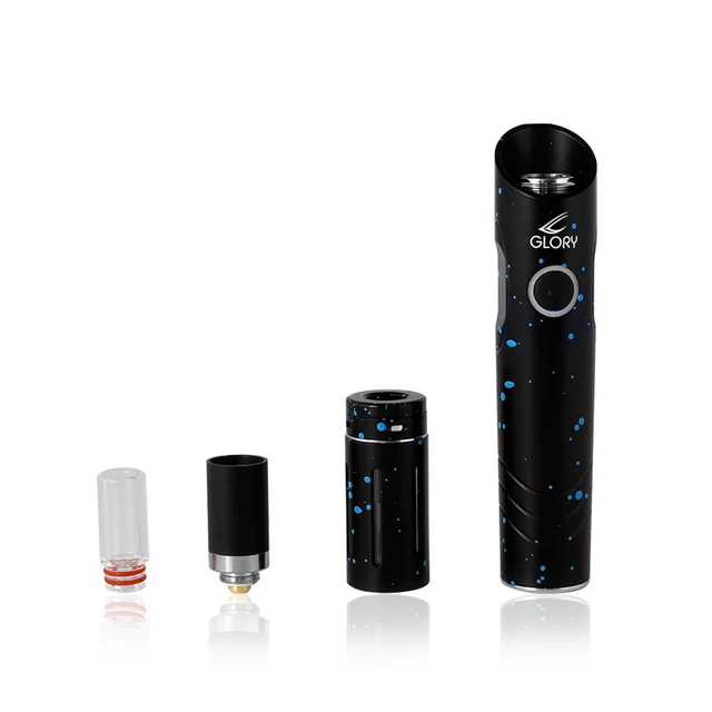 Kanboro Portable Glory Pocket Wax Vaporizer Vape Kit Quartz Dual Coil ...