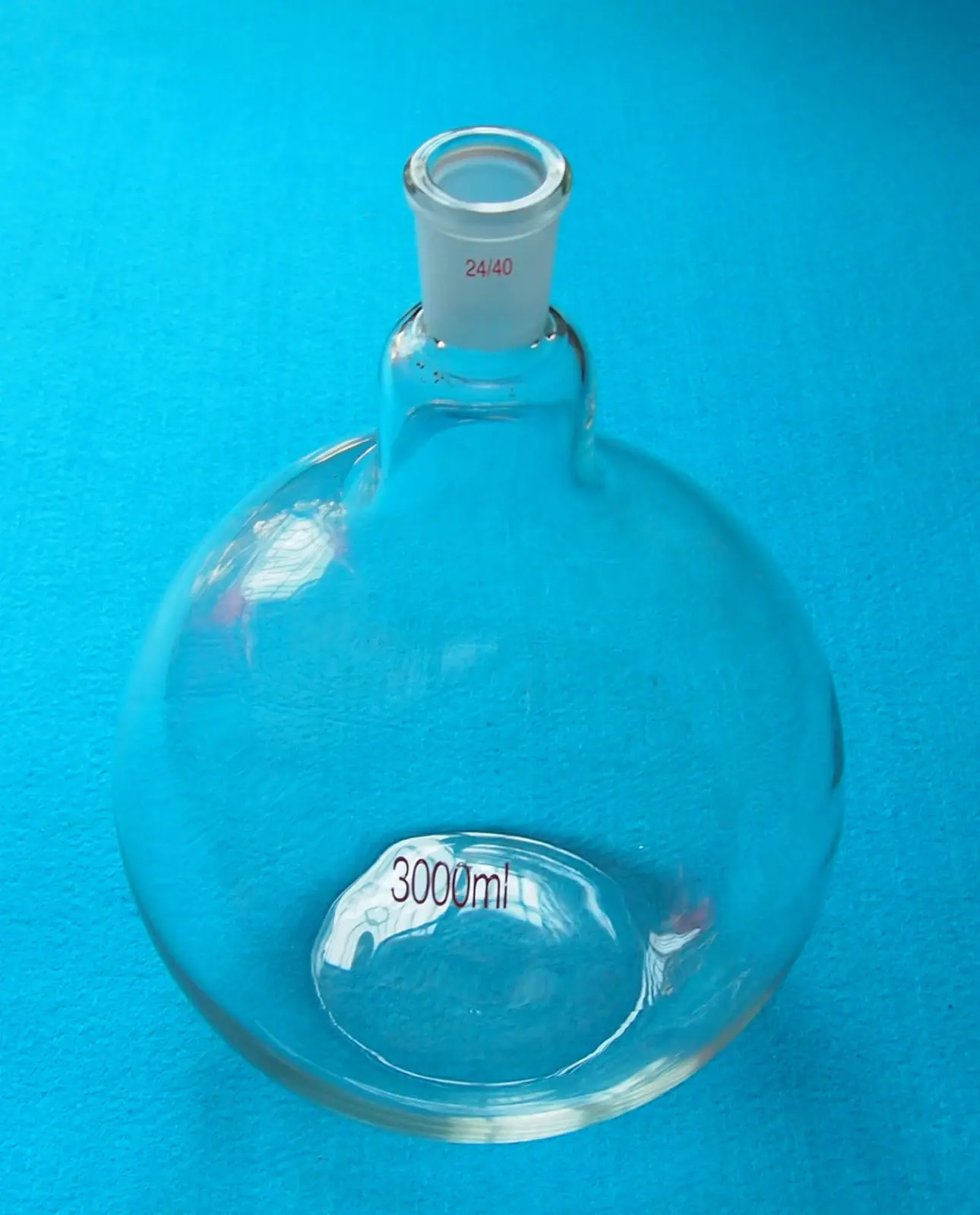 3000ml,24/40,Sigle Neck,Flat Bottom Glass Flask,One Neck,3 Litre ...