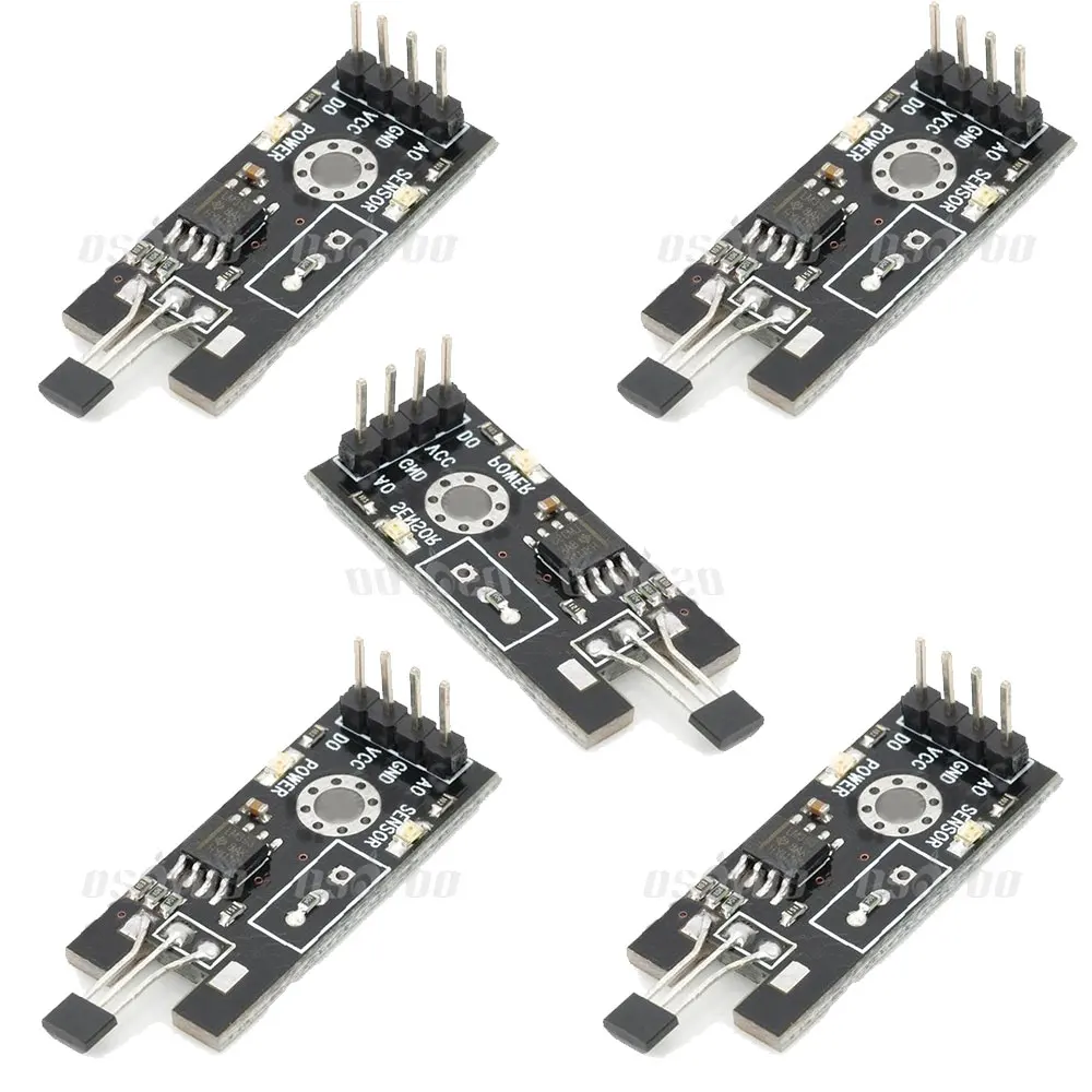 5pcslot Hall Sensor Magnetic Module Field Detecting Sensor For Arduino