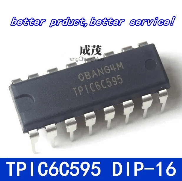Freeshipping 15 pcs TPIC6C595N TPIC6C595 6C595 DIP16 goodquality|Peças ...