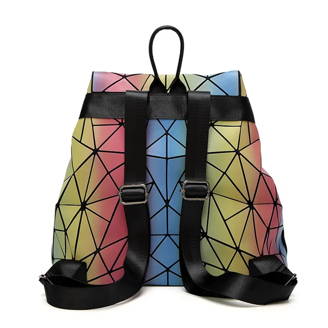 Rainbow Geometric Pattern Backpack - Queerks™