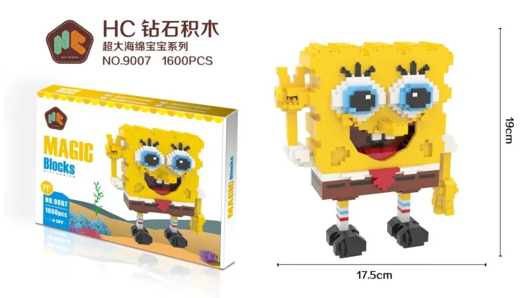 HC Magic Blocks Big size Yoshi Mini Blocks Mario Micro blocks Anime DIY ...