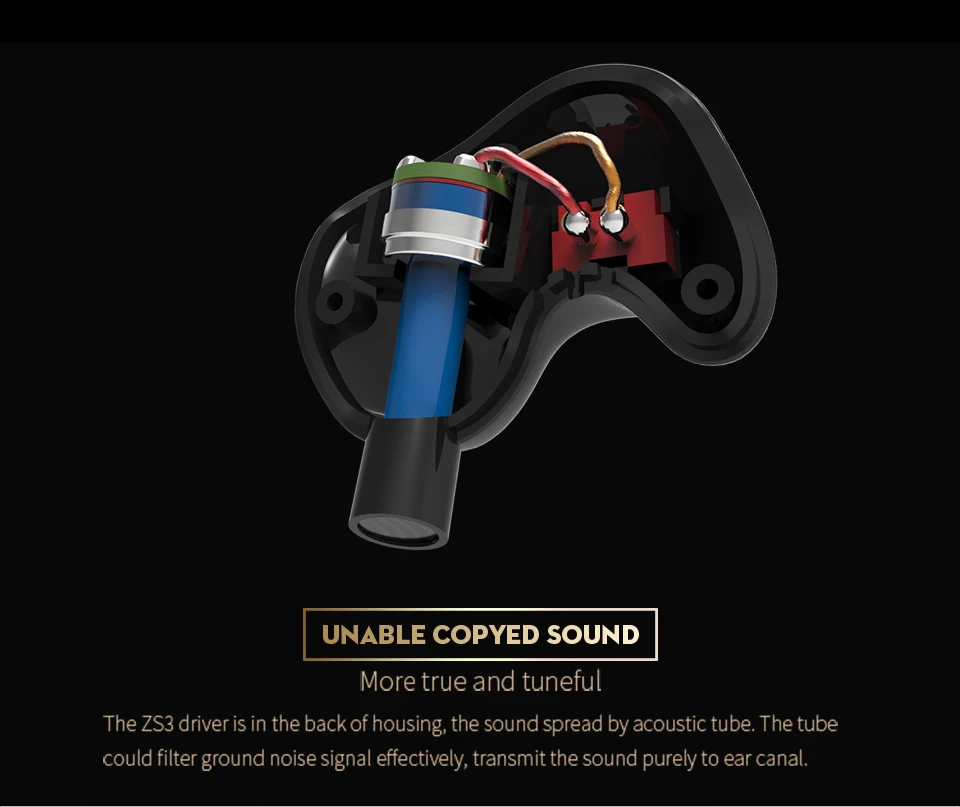 KZ Audifonos kz zs3 de alta fidelidad en sonido. | falabella.com