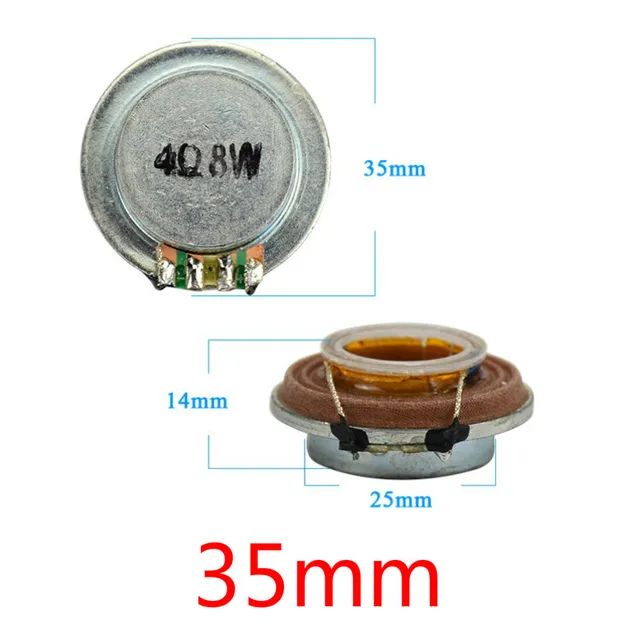 AIYIMA 2pcs Audio Speakers 35/44mm Plane Vibration Speaker Resonance Speaker 15W 4 ohms DIY For ...