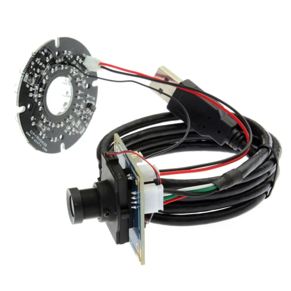 640*480p Ov7725 Ir Cut & Ir Led Night Vision Infrared Wide Angle Mini ...