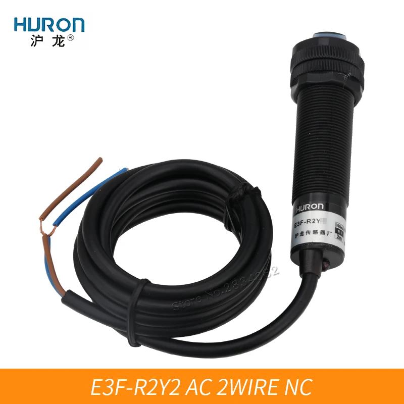 2wire NC Photoelectric sensor switch feedback reflex sensor 2m AC220V ...
