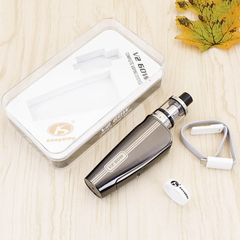 Orignal 60W Box Mod Electronic Cigarette Kit 2000mah Evaporator Smoke ...