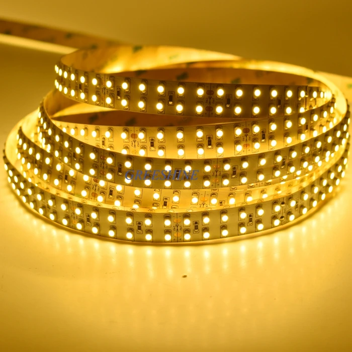 DC24V Double Row 240leds/m 19.2W Non Waterproof Strip White SMD 3528 ...