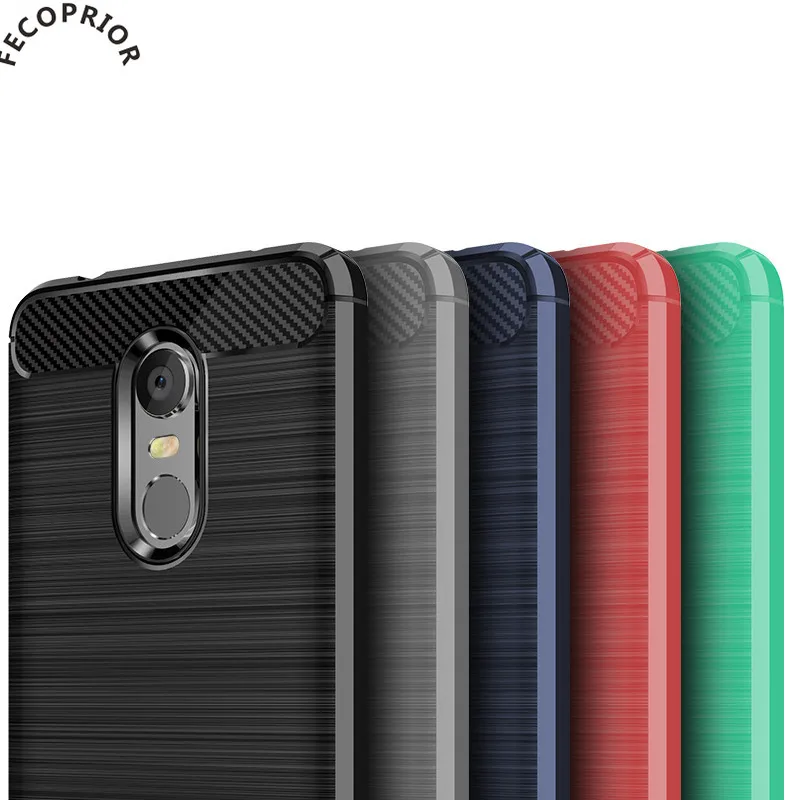 Fecoprior Redmi5 5Plus Case for Xiaomi Redmi 5 5 Plus Back Cover Carbon ...