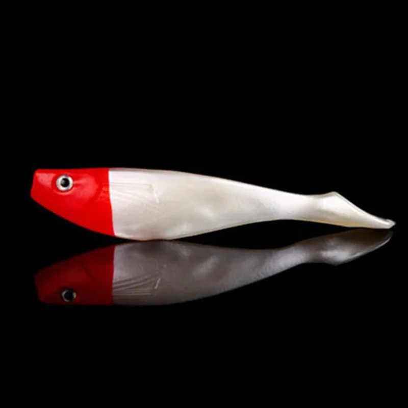 Leurre-de-p-che-souple-avec-t-te-rouge-et-corps-blanc-app-t-lbionique ...