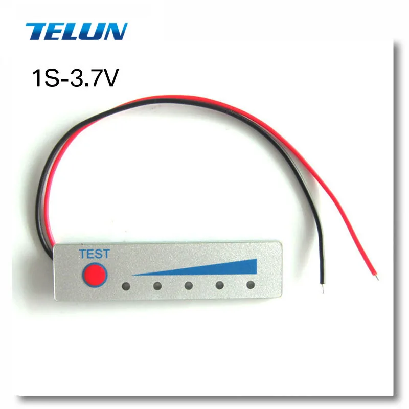 2pcs 1 series 1S 3.7V lithium battery power display panel board LED ...