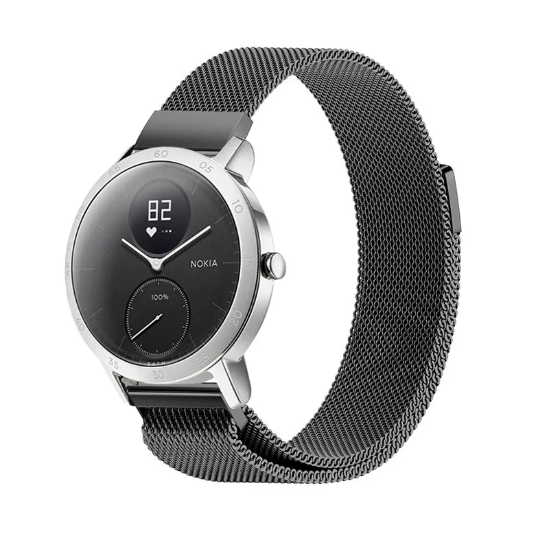 Stainless Steel Milanese Loop Quick Release Wrist Bands for Nokia ...