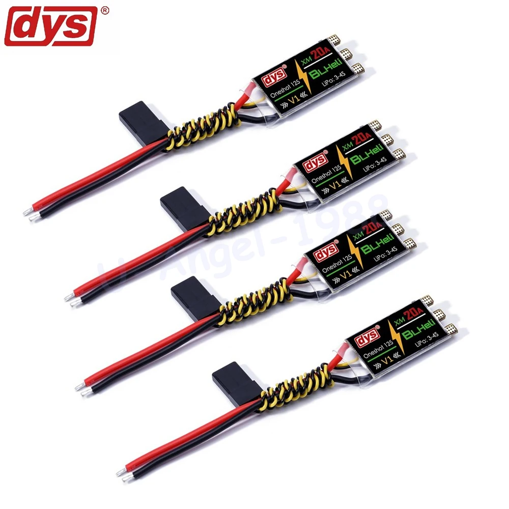 1 / 2 / 4pcs DYS XM Series XM20A BLHeli mini 20A ESC V1 V2 For High KV ...