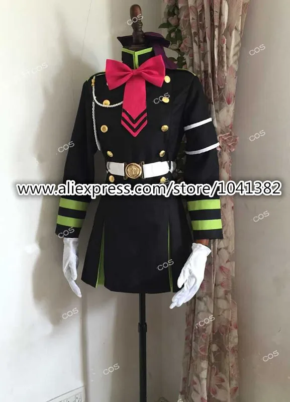 New Seraph of the End Owari no Serafu Shinoa Hiragi Cosplay Costume ...