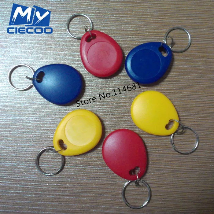 Free Shipping RFID Writable Keyfobs proximity Rewritable 125Khz Key ...