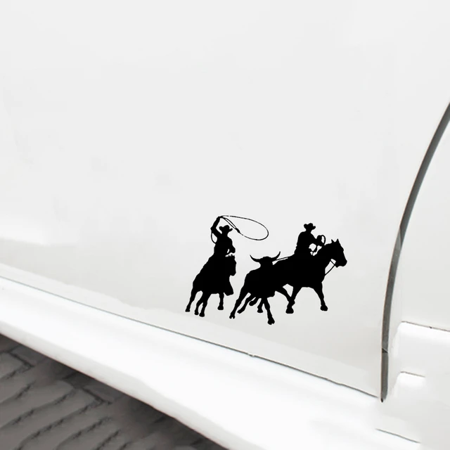 Team Roping Decals