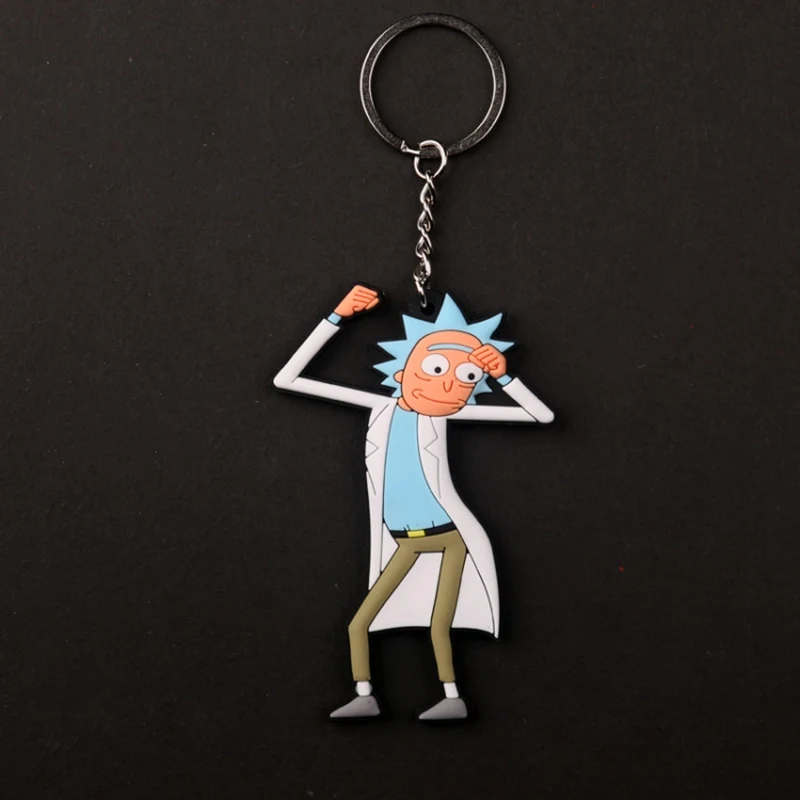 New Film Rick and Morty Keychain Toy Stranger Things Superman Daredevil ...