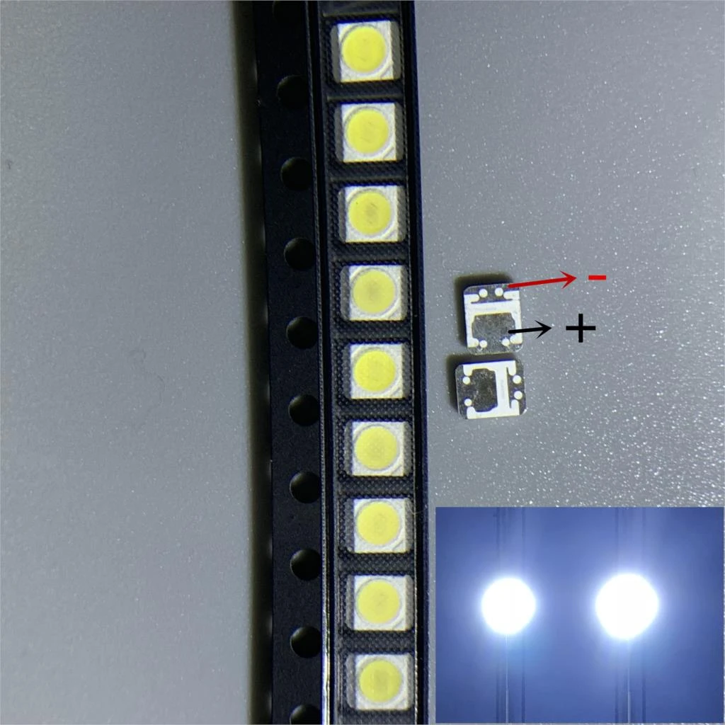 110pcs FOR Original LG LED LCD TV backlight lamp beads lens 1W 3v 3528 ...