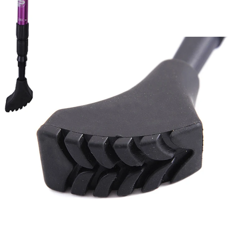 Hiking Protector End Cap Walking Black Stick Rubber Head Tips Trekking ...