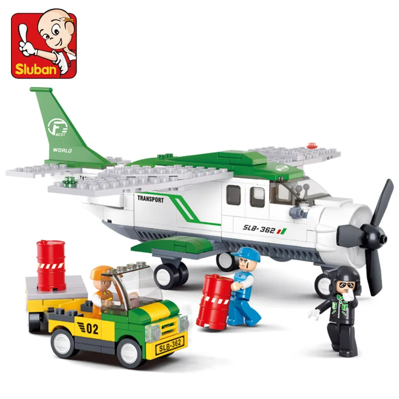 Sluban Compatible Plane Aviation Aircrew Model Aircraft Building Block ...
