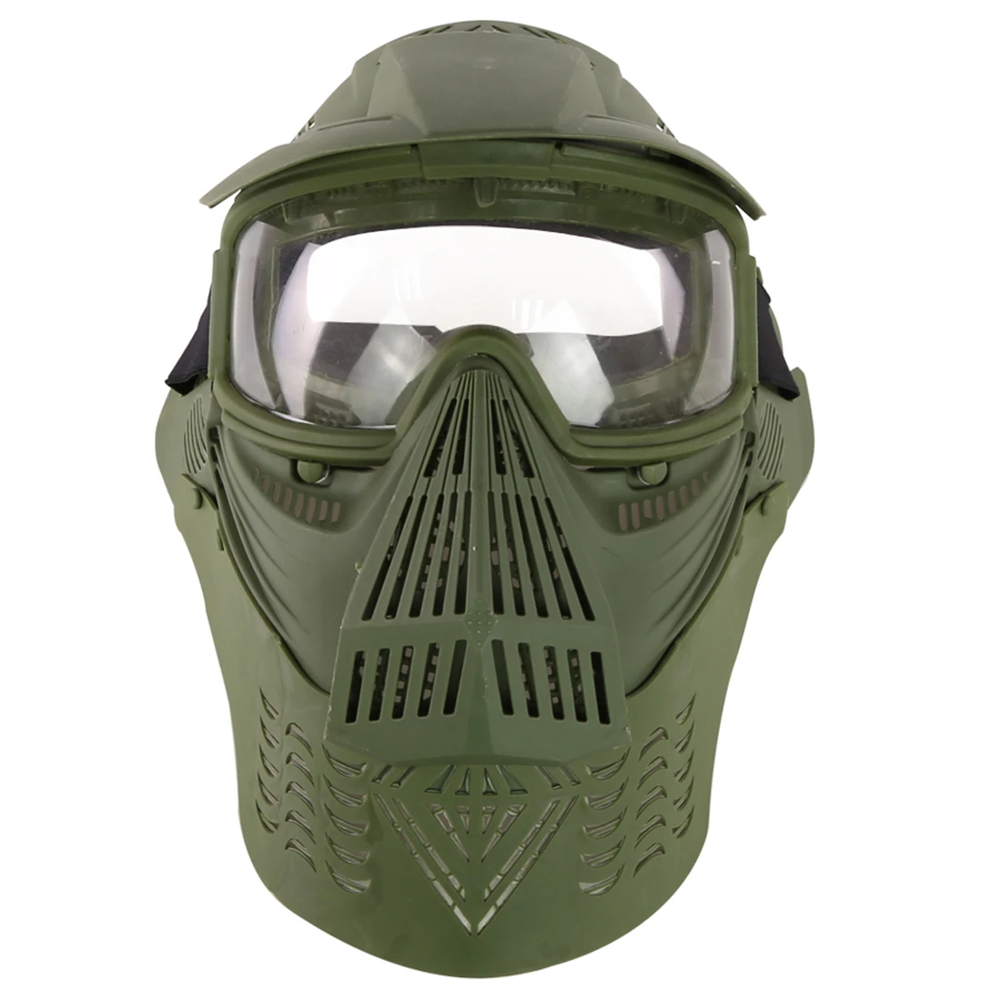 Upgraded Leader Shaped Tactical Mask CS Soft Bullet Dart Outdoor Field ...