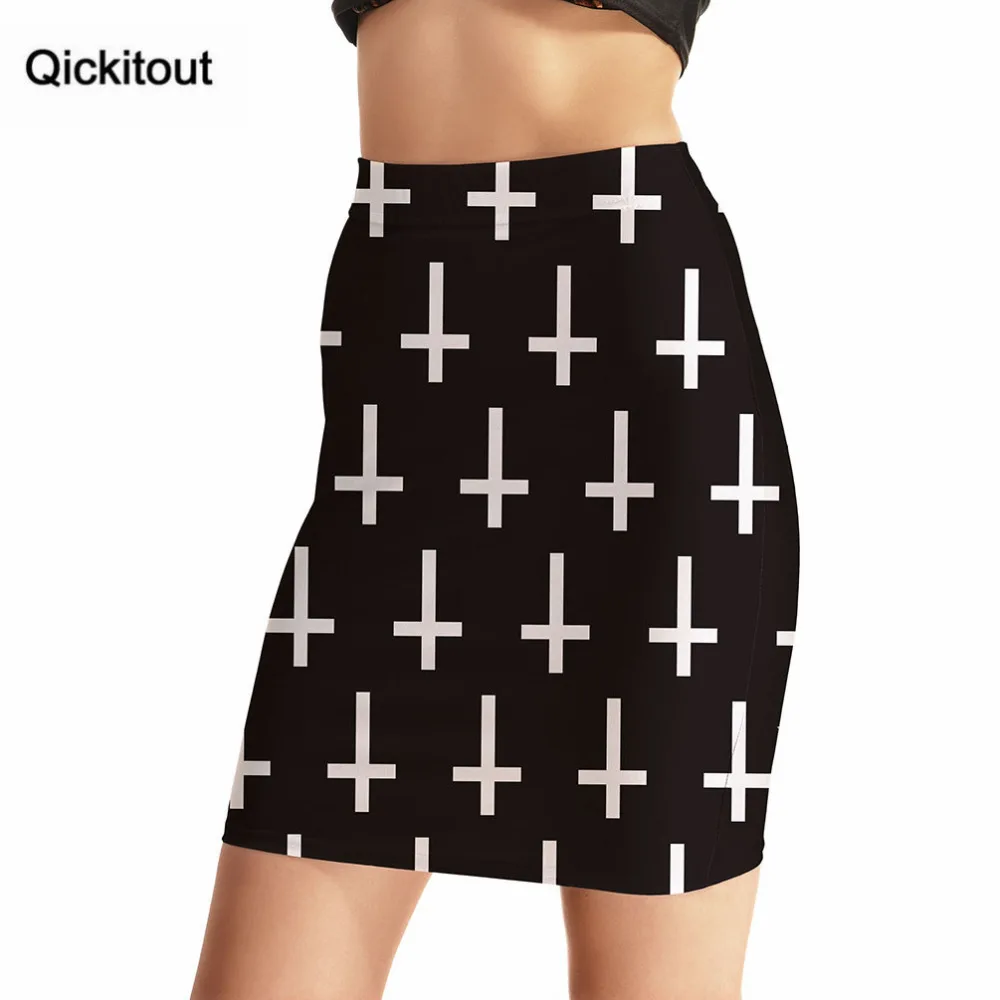 Qickitout Package Hip Skirt 2016 New Arrival Womens Sexy 3d Print