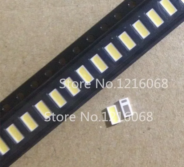 50PCS/Lot 4020 6V SMD LED Beads Cold white 1W 150mA For TV/LCD ...