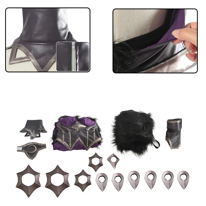 Game LOL Cosplay Costumes The Fallen Morgana Cosplay Costume Halloween ...