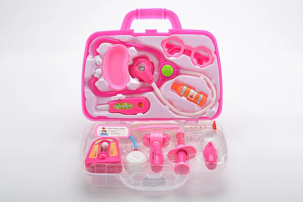 Children Small Doctor Toys Suit Medicine Box Girl North America Baby ...